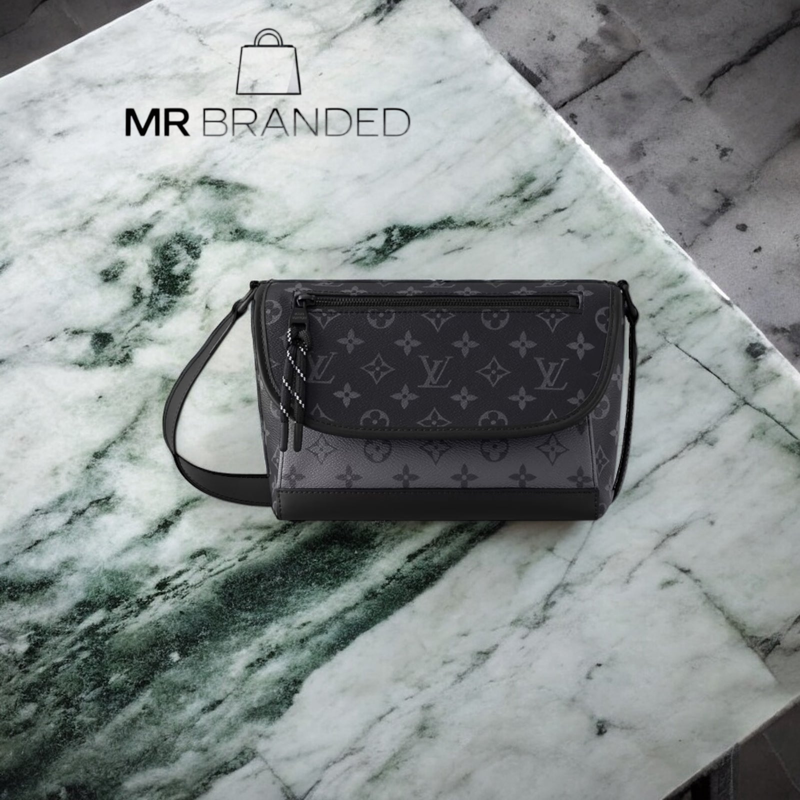 (PRE-ORDER) LVE - PULSE MESSENGER BAG - BLACK/GREY